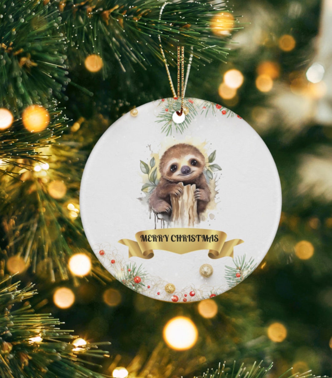 Sloth Ornament, Sloth Gifts, Sloth Ornaments, Sloth Gifts for Her ...