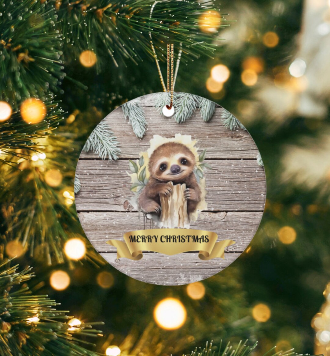 Sloth Ornament, Sloth Gifts, Sloth Ornaments, Sloth Gifts for Her ...