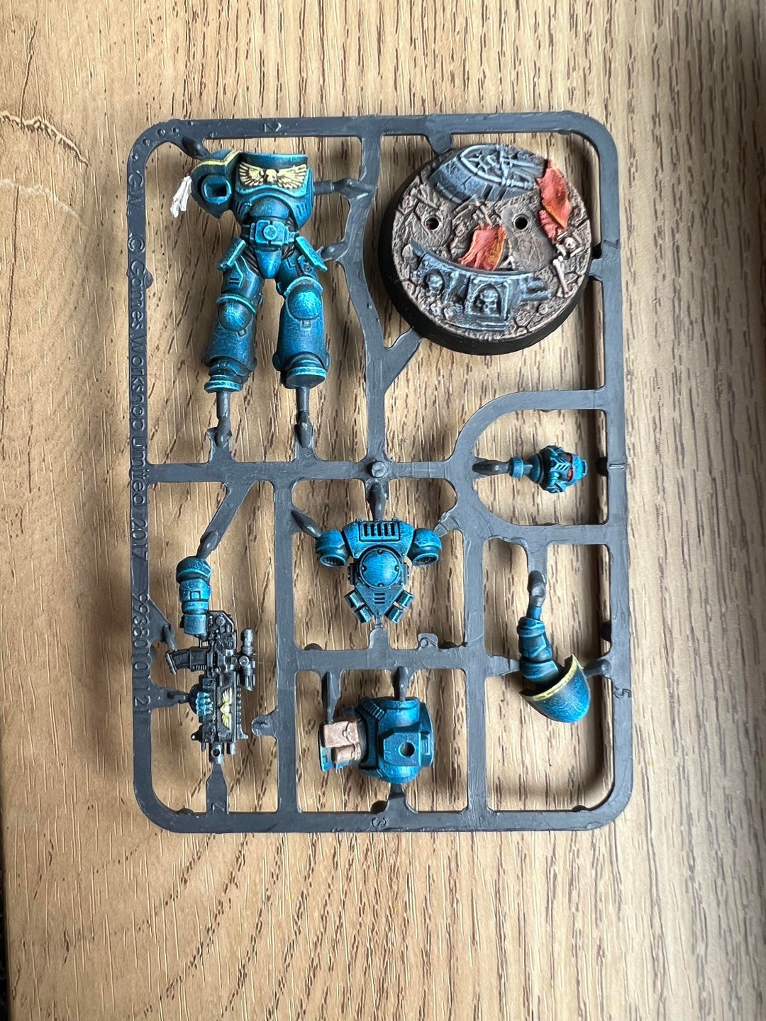 Warhammer 40k Space Marine on Sprue Art - Etsy