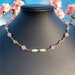 Handmade Demon Slayer Nezuko Inspired Crystal Necklace: Pink Cat Eye ...