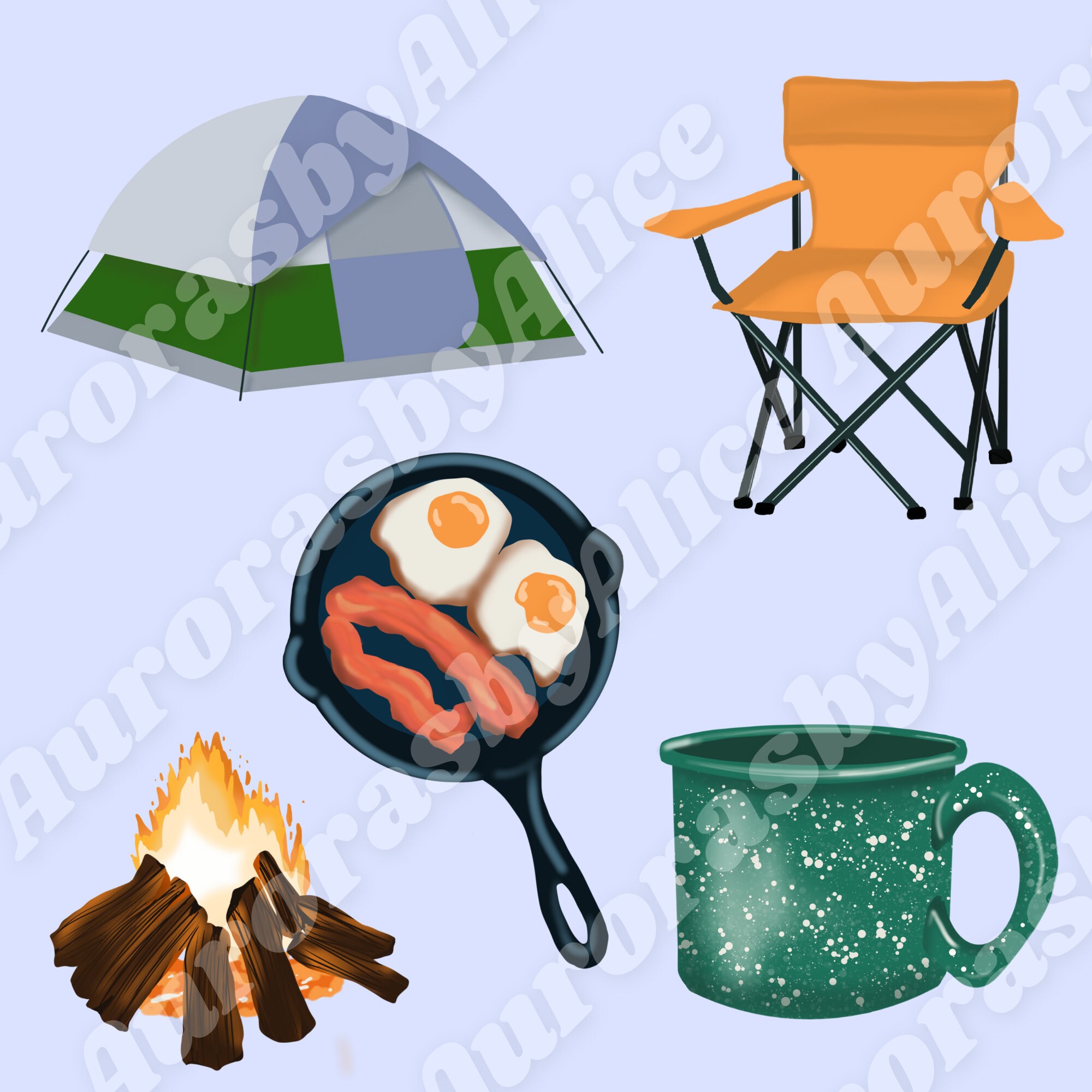 Camping Clipart Hiking Clipart Nature Hike Clipart Camping - Etsy