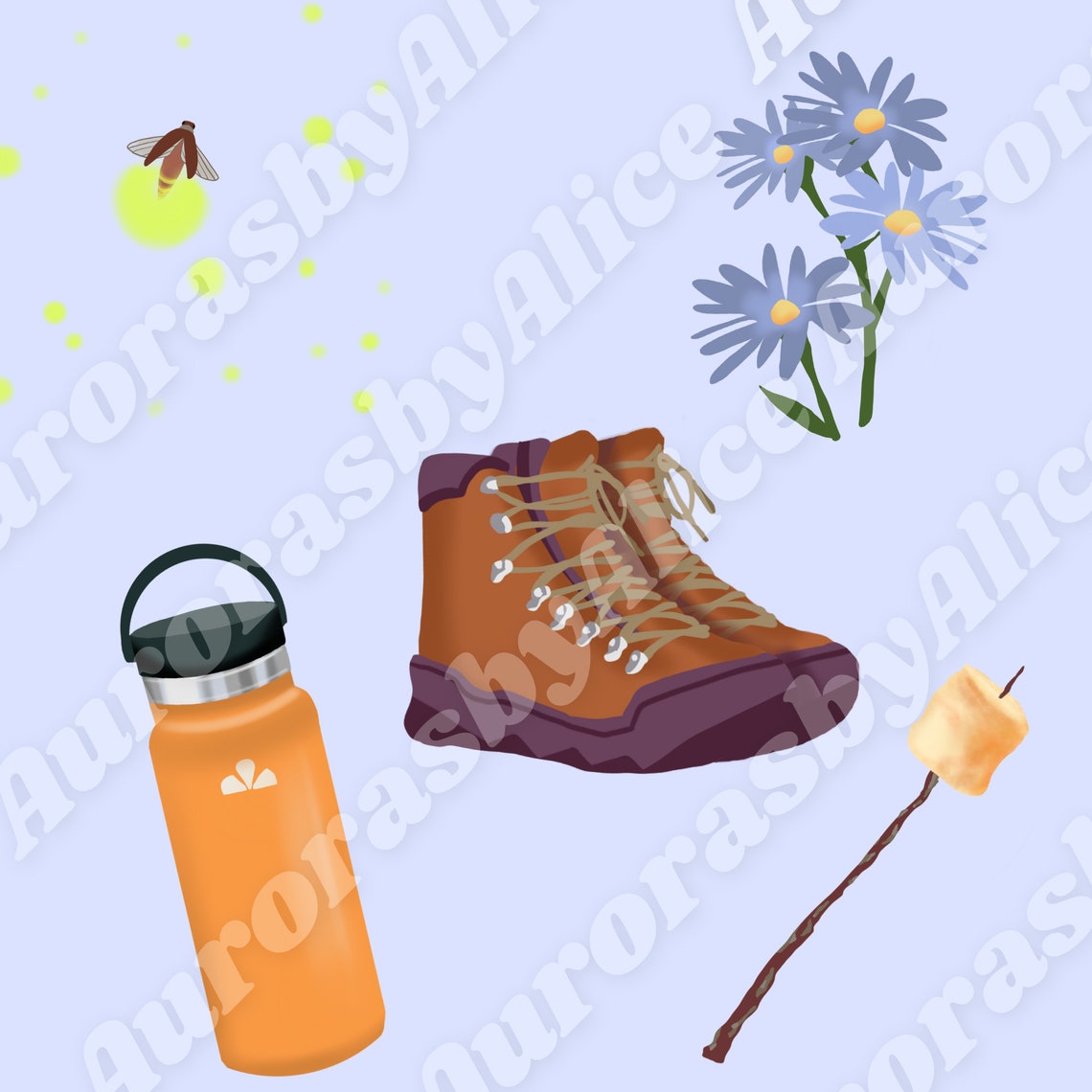 Camping Clipart Hiking Clipart Nature Hike Clipart Camping - Etsy