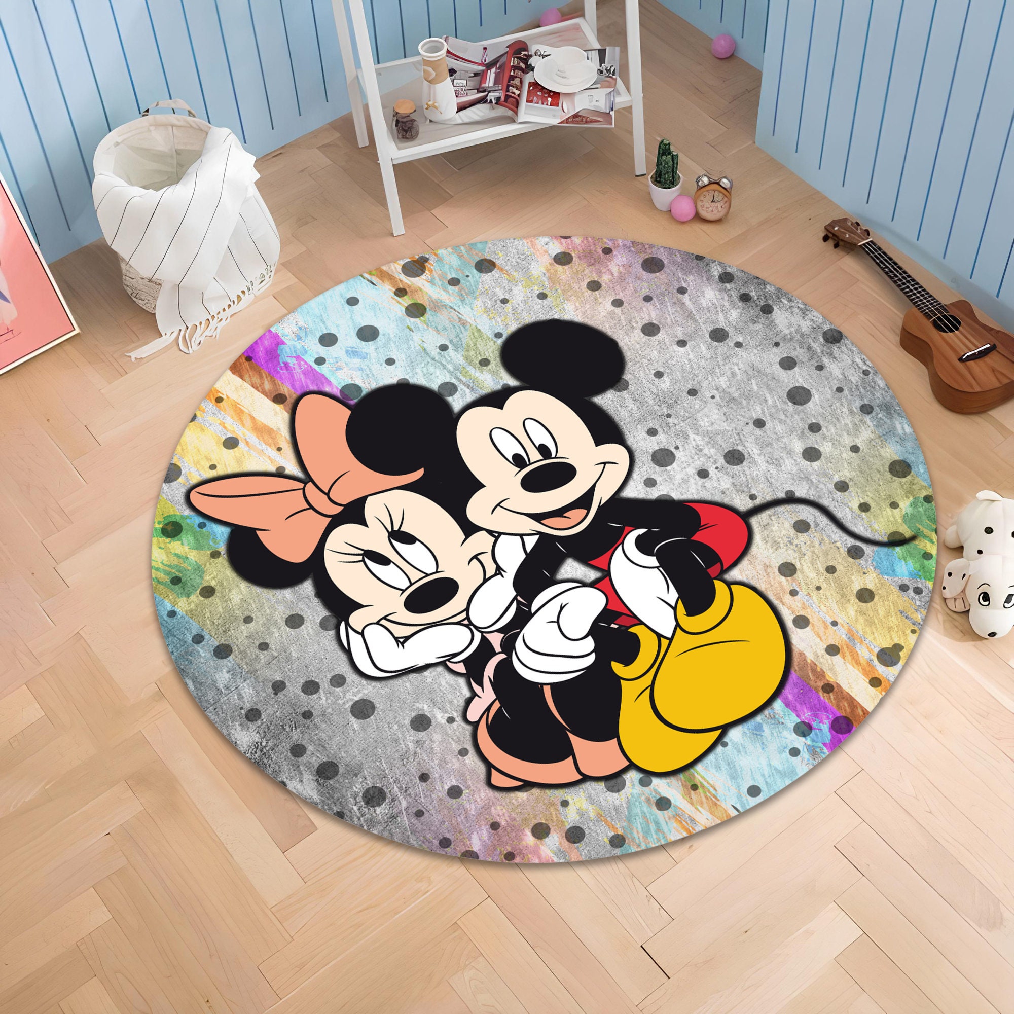 Minnie Mouse Rug, Mickey Mouse Rug, Disney Round sold by Pasha timofeev ...