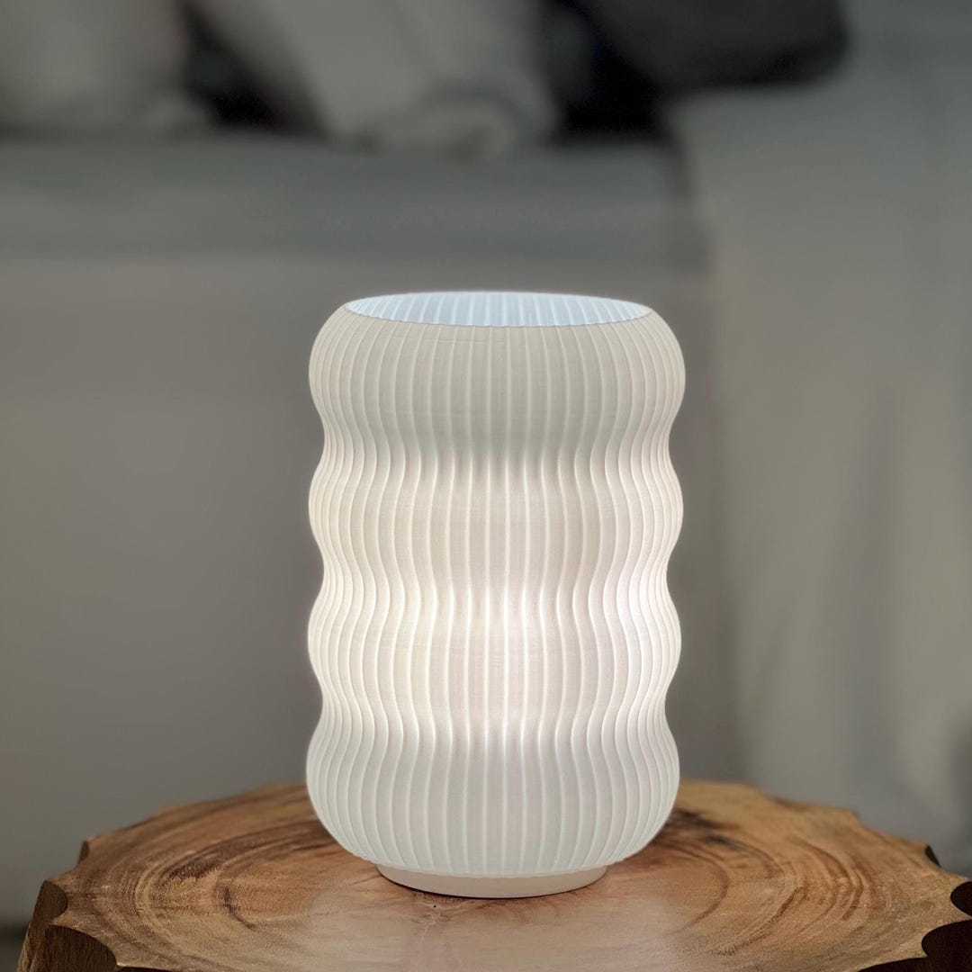Luce Lamp 3D Printed Eco Friendly Table Lamp - Etsy