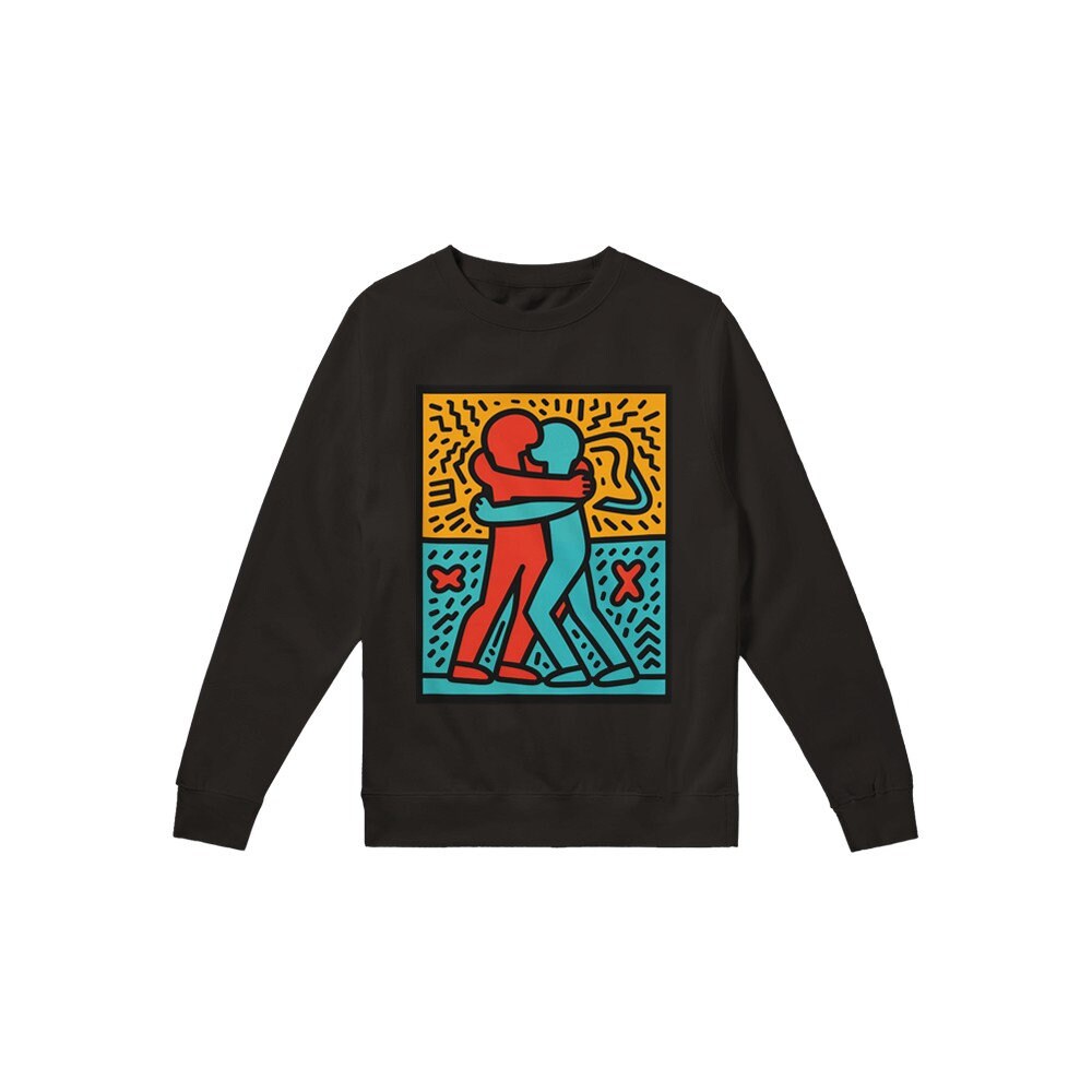 Artist - Keith Haring -hug - Love - Pop Art - Street Art - Premium ...