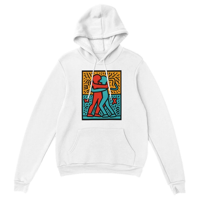 Artist - Keith Haring -hug - Love - Pop Art - Street Art - Premium ...