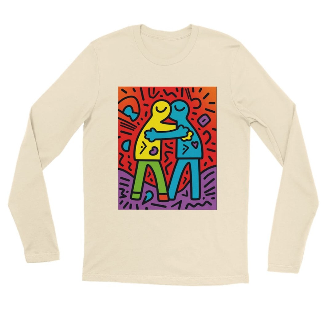 Keith Haring, Saint Valentines, Love Couple Kiss- Premium Unisex ...