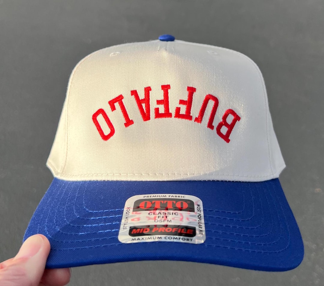 Buffalo Upside Down Hat, Buffalo Two-tone Hat, Bills Mafia - Etsy