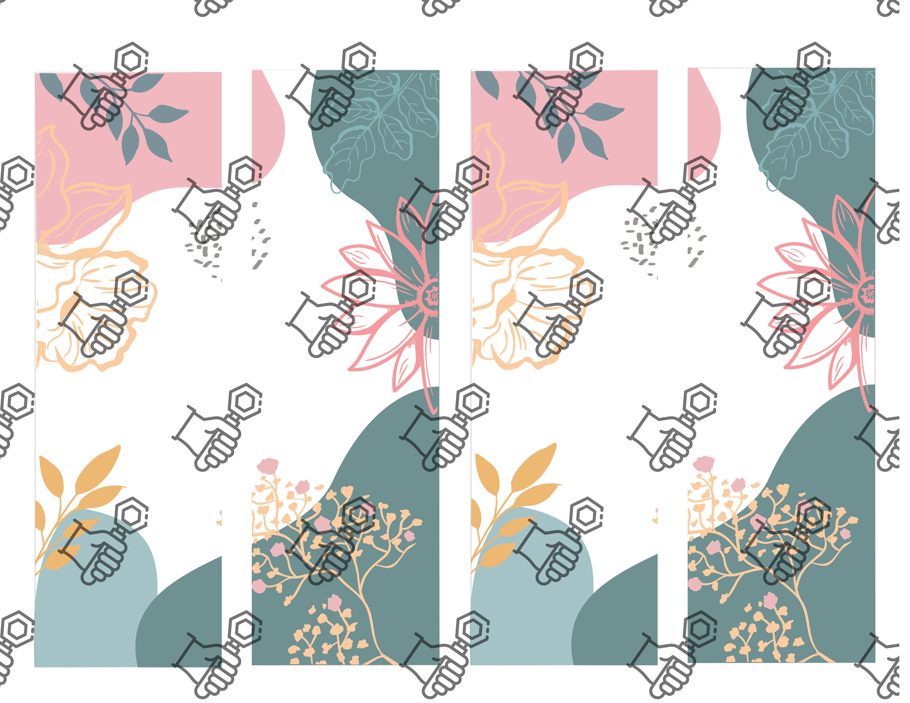 Bookmark Backgrounds JPEG - Etsy