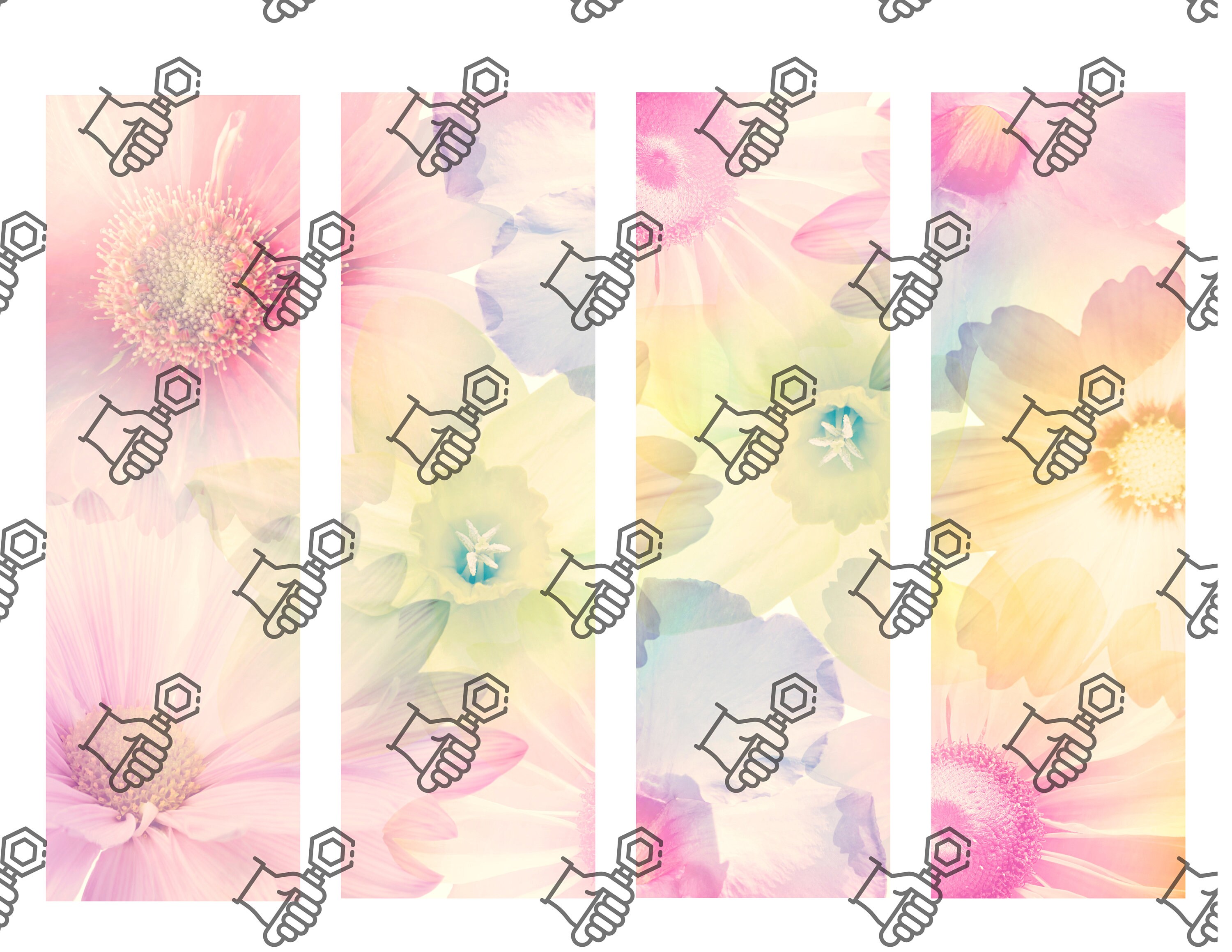 Bookmark Backgrounds JPEG - Etsy