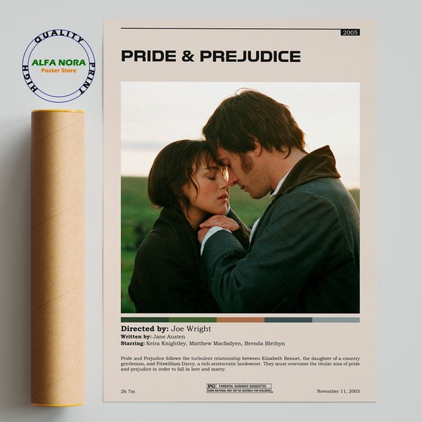 Pride and Prejudice Print - Etsy