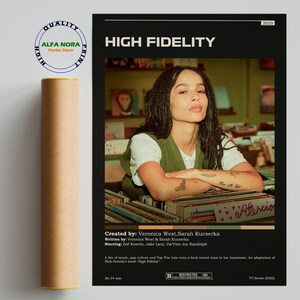 High Fidelity / High Fidelity Poster / Minimalist Tv Series Poster ...