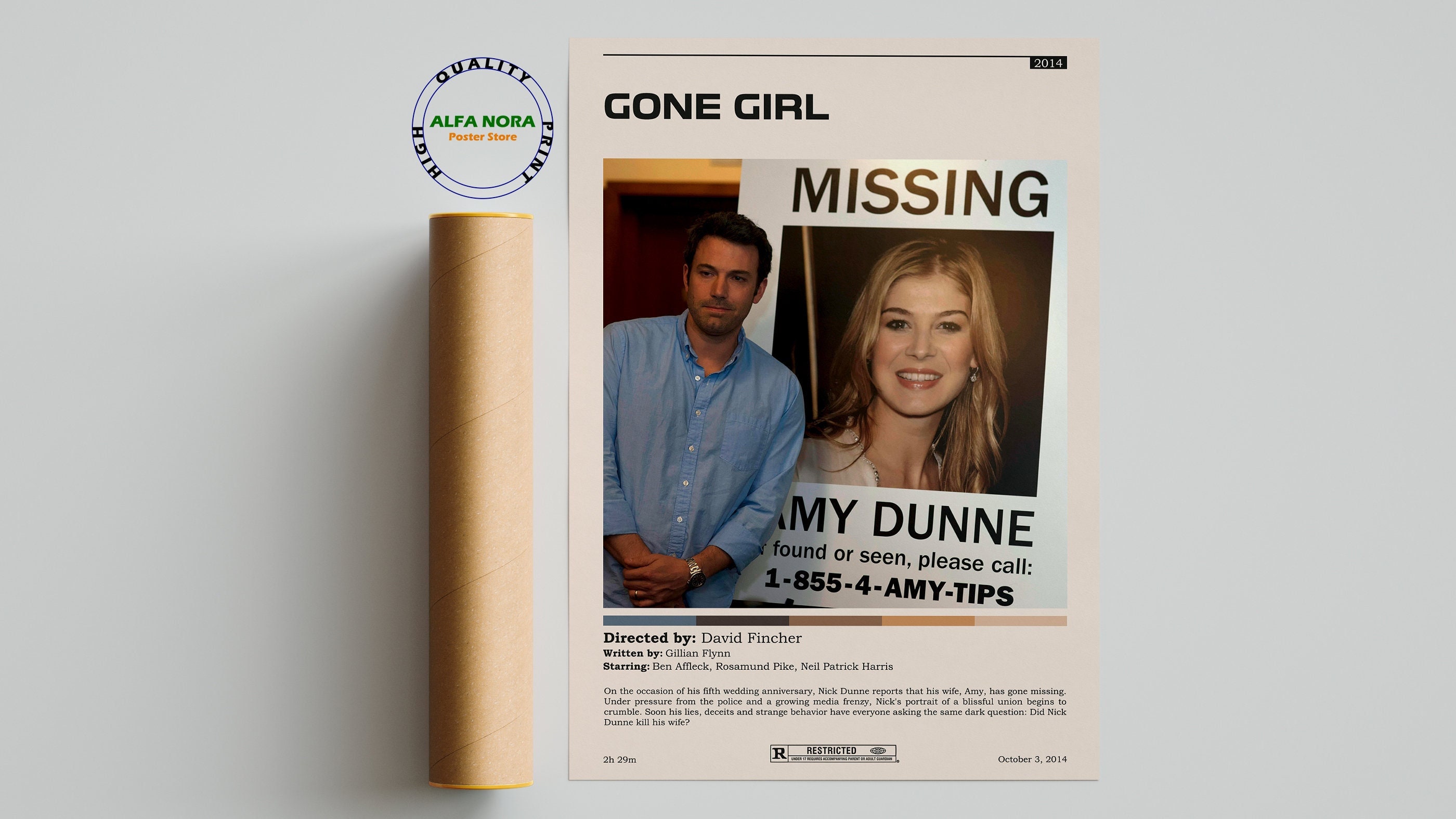 Gone Girl Missing Poster