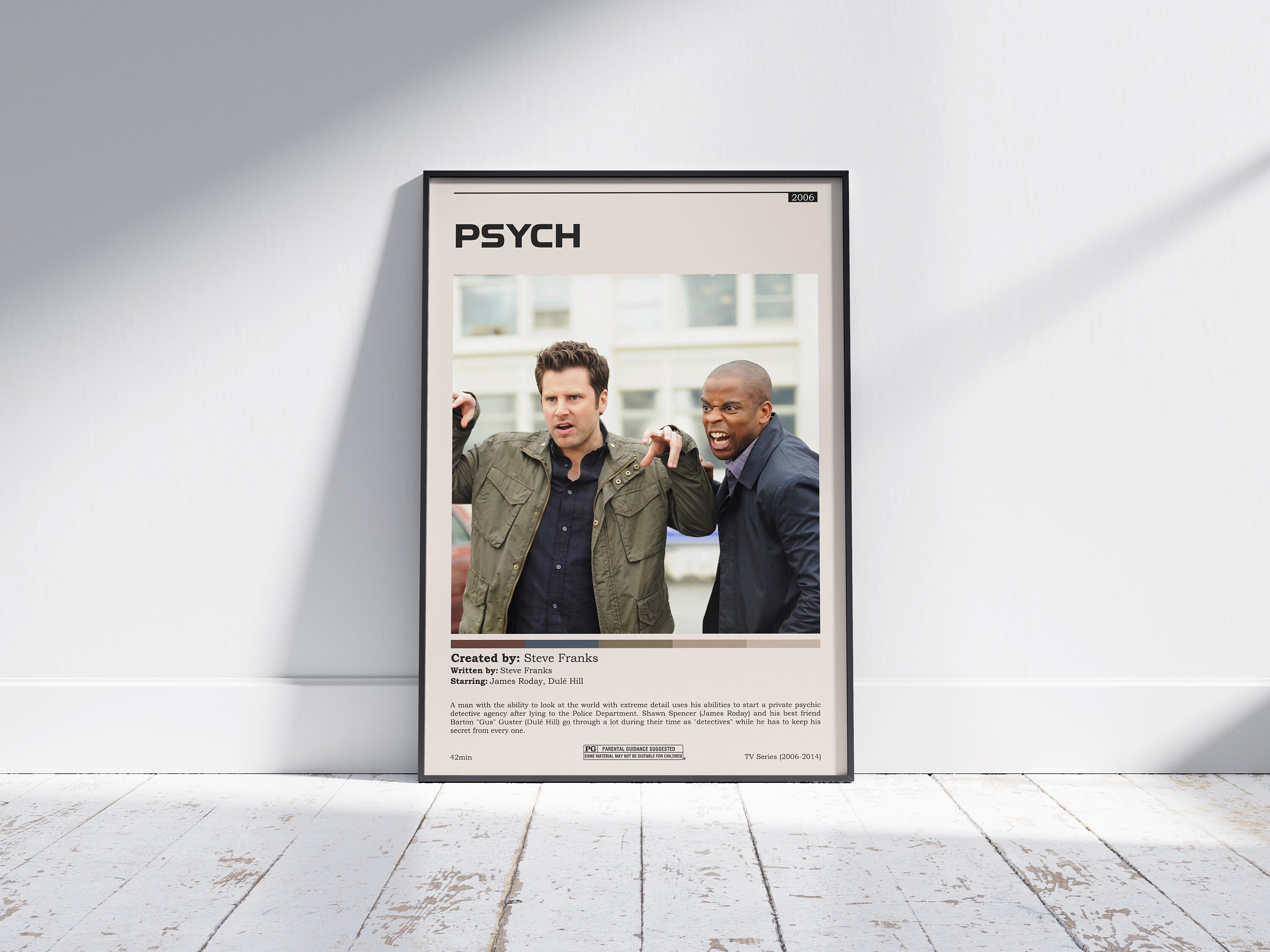 Psych / Psych Poster / Minimalist Movie Poster / Vintage Retro - Etsy