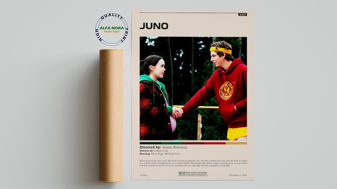 Juno / Juno Poster / Jason Reitman / Minimalist Movie Poster / Vintage ...