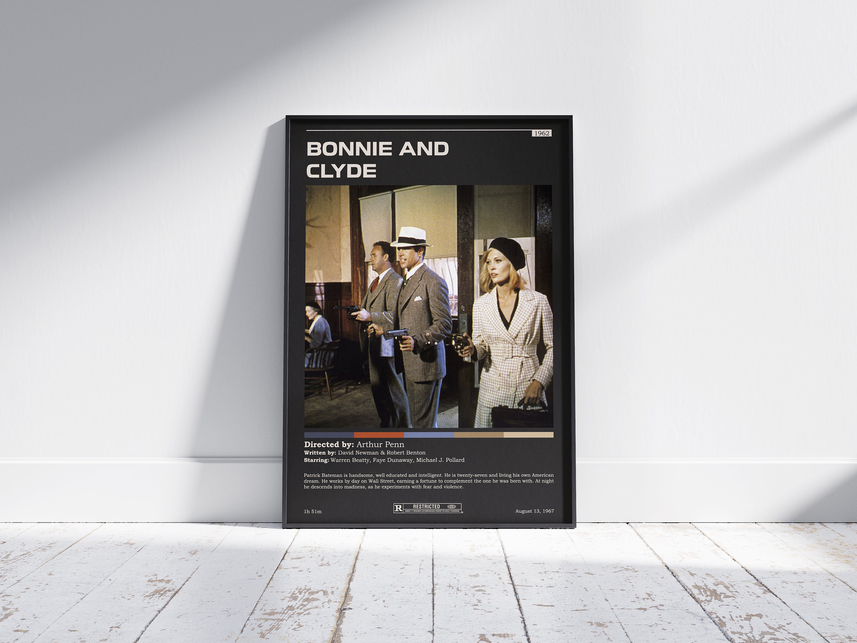 Bonnie and Clyde / Bonnie and Clyde Poster / Vintage Retro Art - Etsy ...