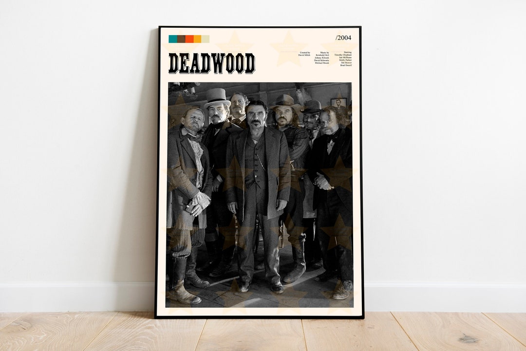Deadwood Poster / Deadwood / Minimalist Movie Poster / Vintage - Etsy