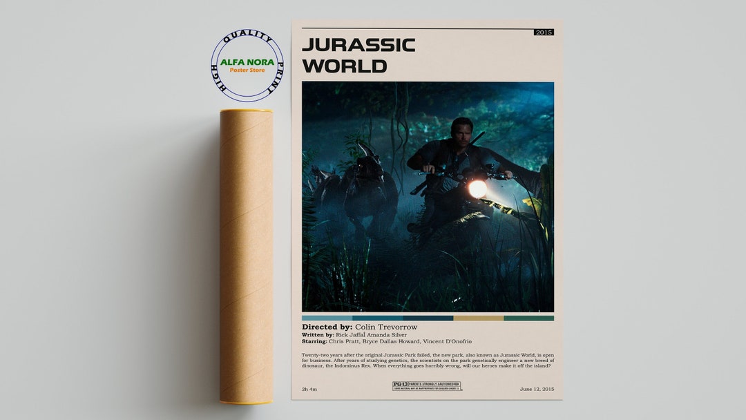 Jurassic World / Jurassic World Poster / Minimalist Movie Poster ...
