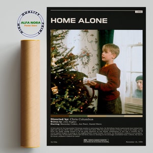 Home Alone / Home Alone Poster / Minimalist Movie Poster / Vintage ...