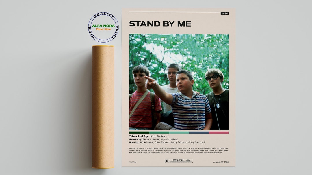 Stand by Me / Stand by Me Poster / Vintage Retro Art Print / Wall Art ...