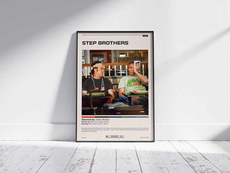 Step Brothers / Step Brothers Poster / Minimalist Movie Poster - Etsy