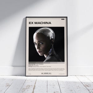 Ex Machina / Ex Machina Poster / Minimalist Movie Poster / Vintage ...