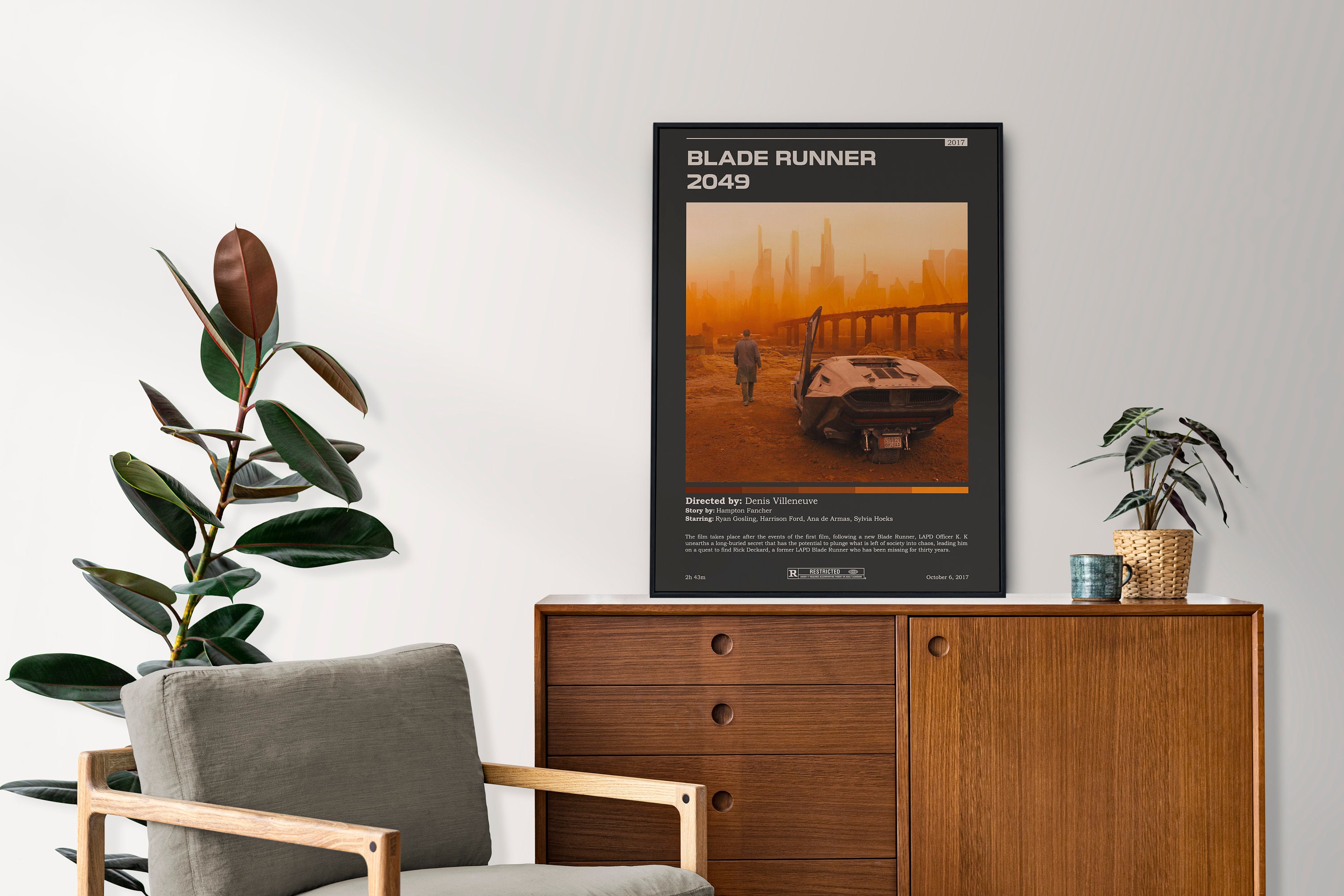 Blade Runner 2049 Película de Ciencia y Ficción Póster, Blade Runner ...