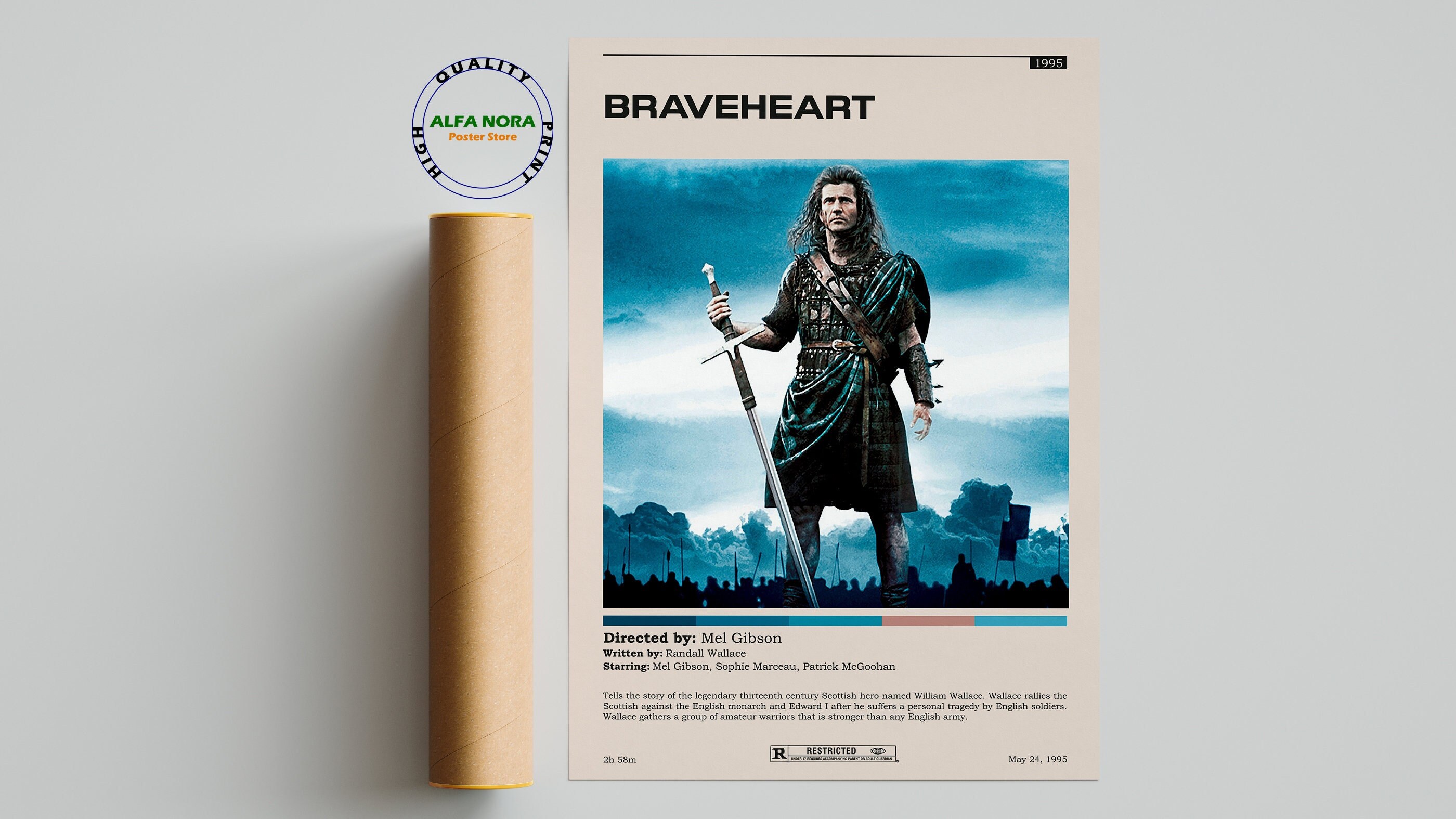 Braveheart Minimalist Poster
