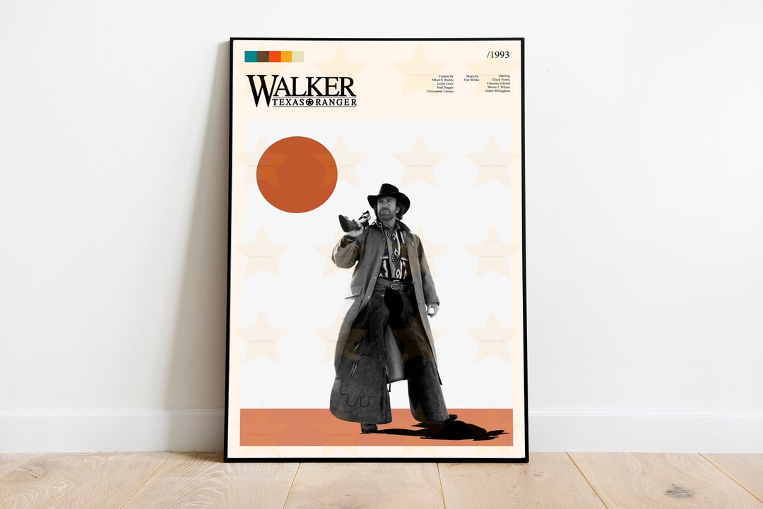 Walker, Texas Ranger Poster / Walker, Texas Ranger / Minimalist Movie ...