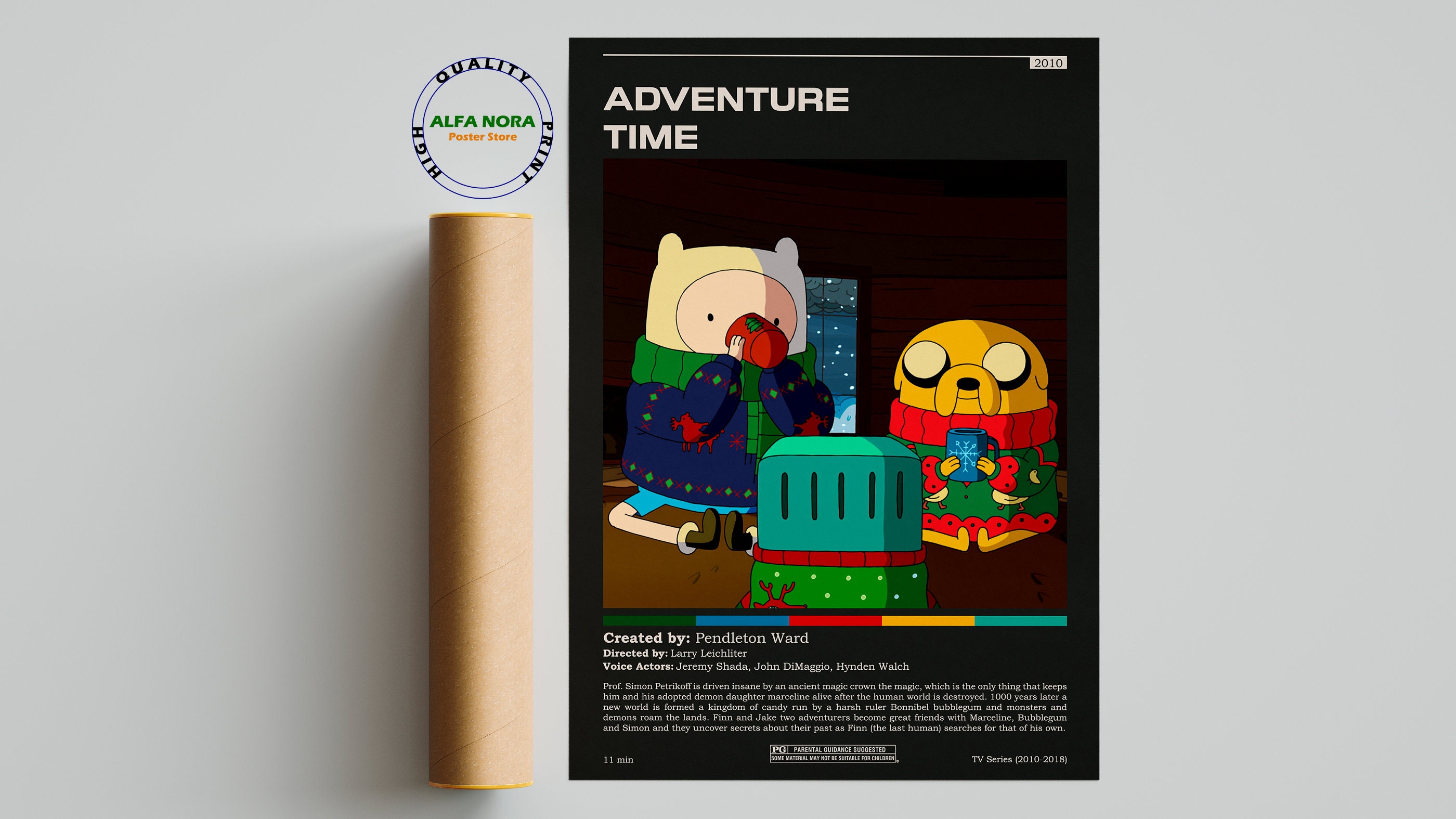 Adventure Time / Adventure Time Poster / Vintage Retro Art Print / Wall ...