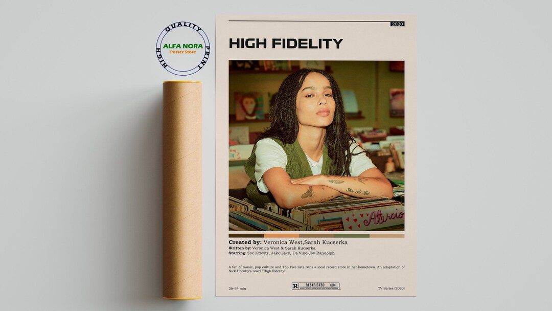 High Fidelity / High Fidelity Poster / Minimalist Tv Series Poster ...