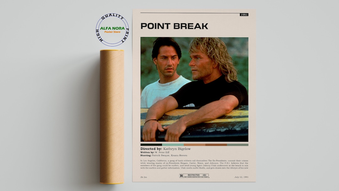 Point Break / Point Break Poster / Minimalist Movie Poster / - Etsy
