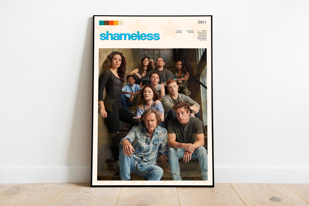 Shameless / Shameless Tv Show / Minimalist Tv Series Poster / Vintage ...