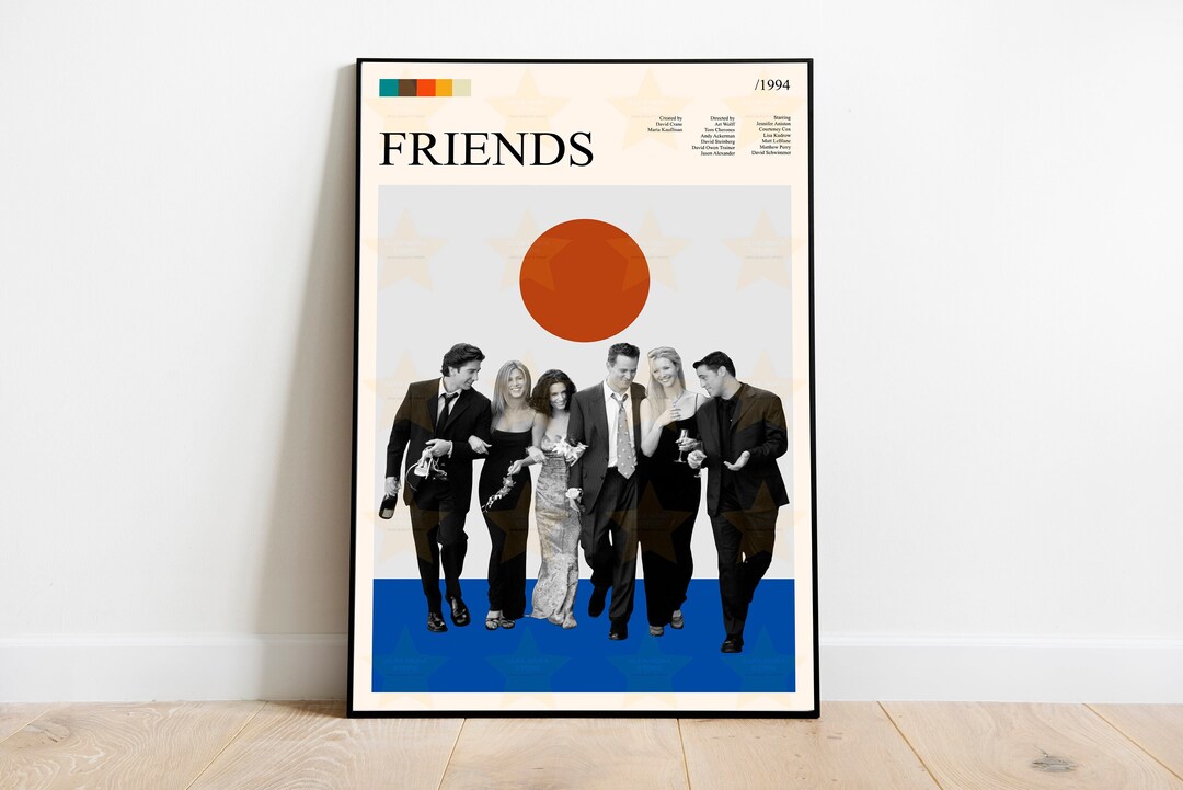 Friends TV Show / Friends TV Show Poster / Minimalist Movie Poster ...