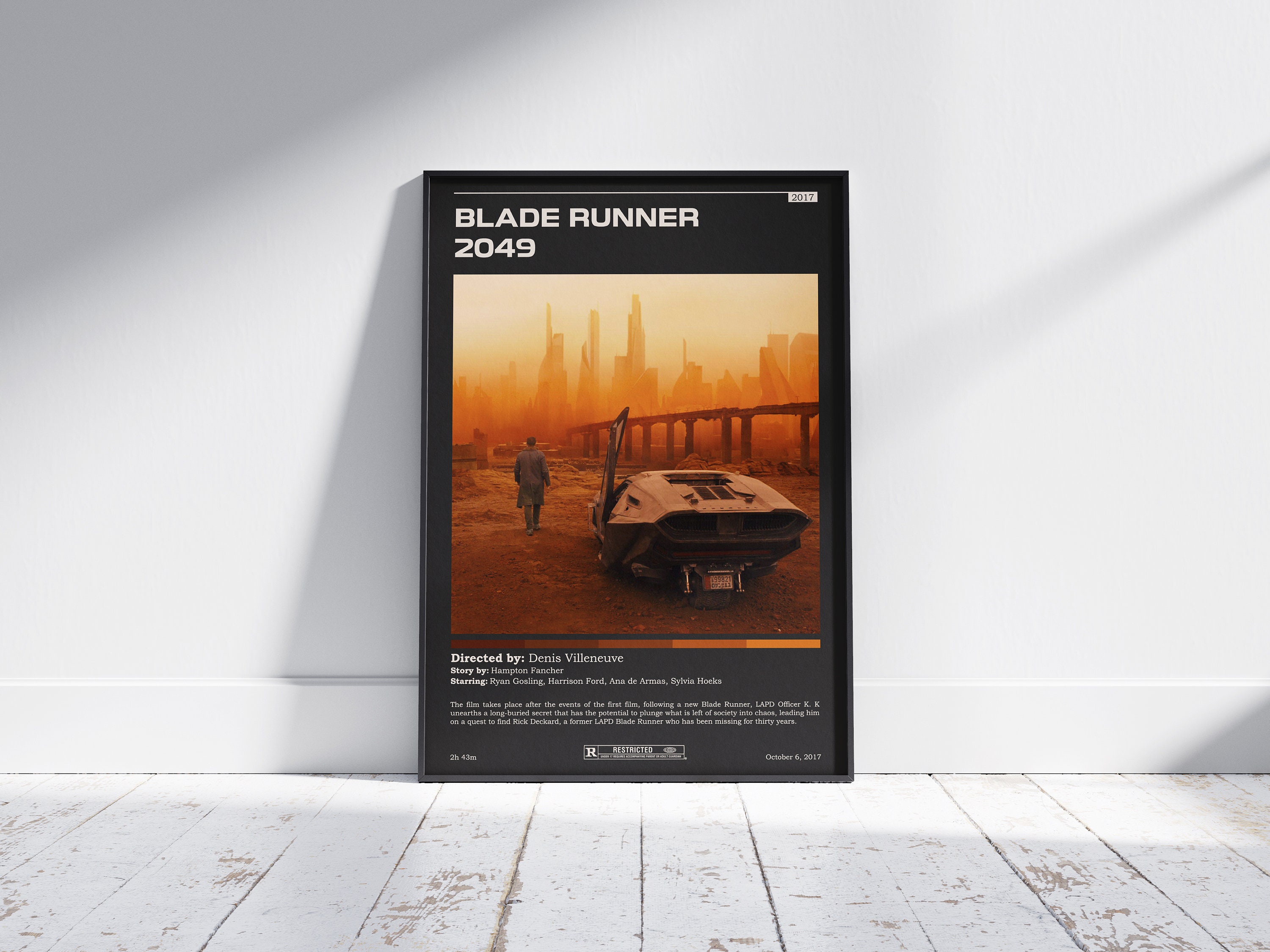 Blade Runner 2049 Película de Ciencia y Ficción Póster, Blade Runner ...