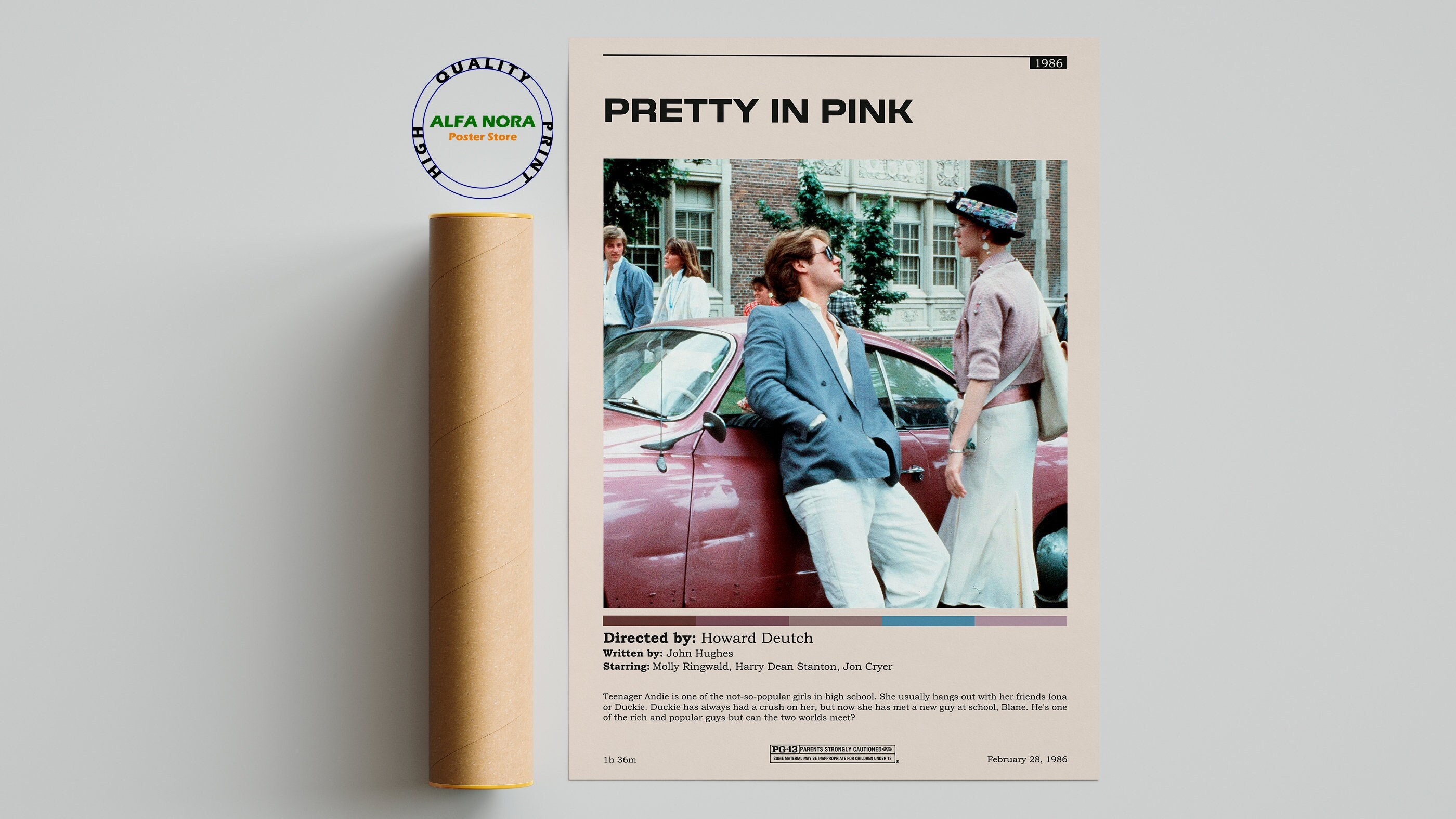 Pretty In Pink Minimalist Poster