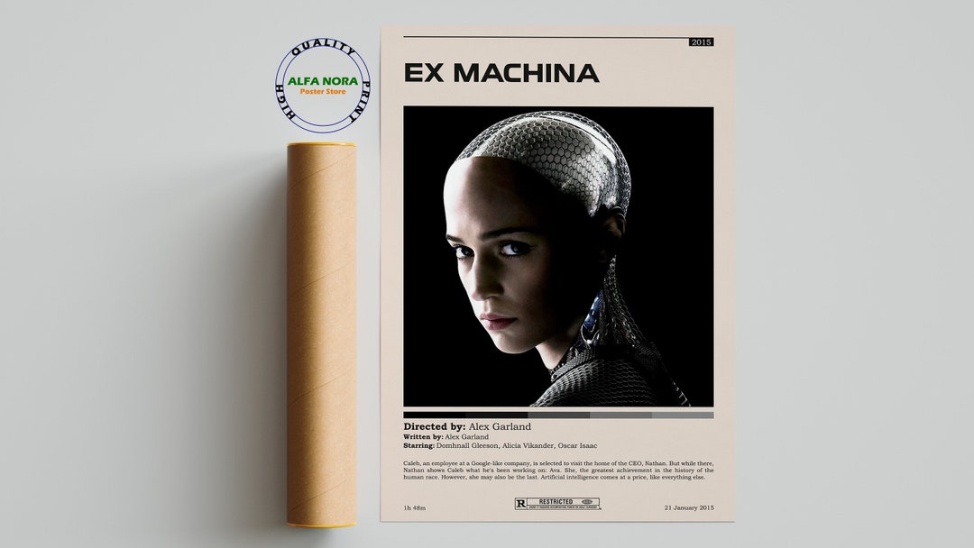 Ex Machina / Ex Machina Poster / Minimalist Movie Poster / Vintage ...