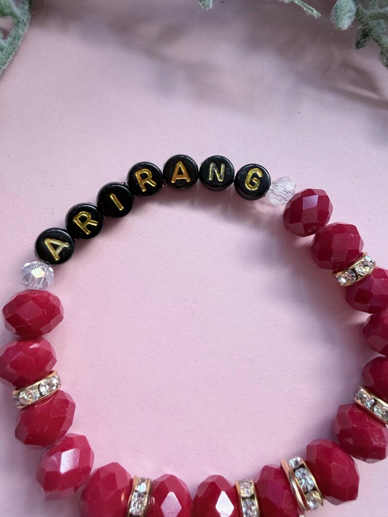 BTS Arirang Bracelet With Light Stick Charm Borahae K-pop Fan Merch BTS ...