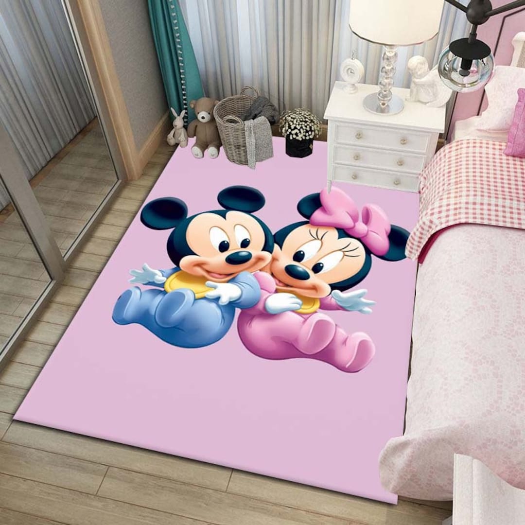 Disney's Minnie Mouse Rug,mickey Mouse Rug,donald Duck Rug, Kids Room ...