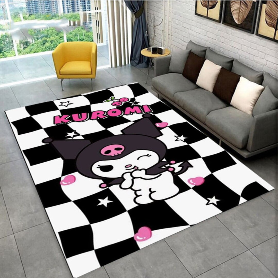 My Melody and Kuromi Rug Kuromi Rug hello Kitty Carpet - Etsy
