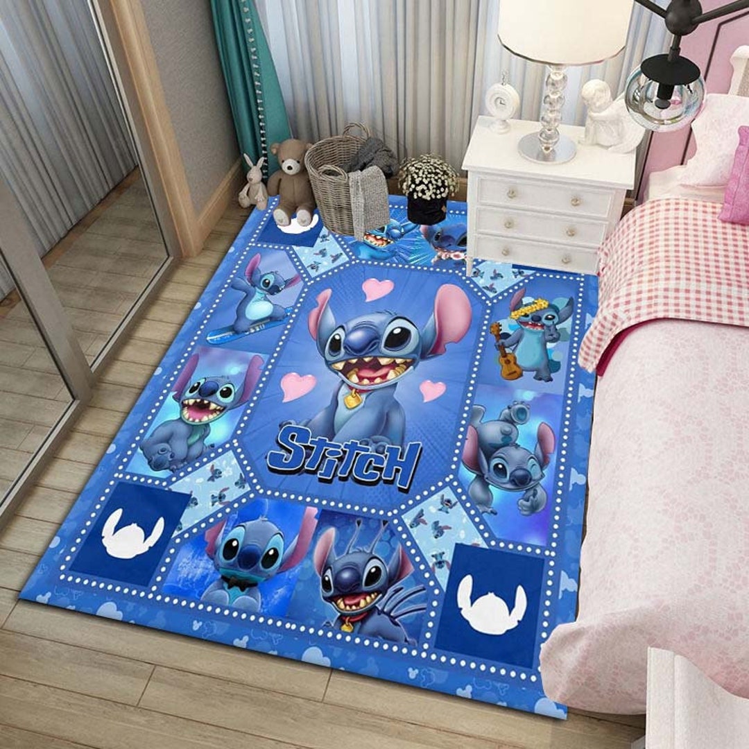 Disney's Lilo and Stitch Rug Stitch Scream Holding - Etsy UK