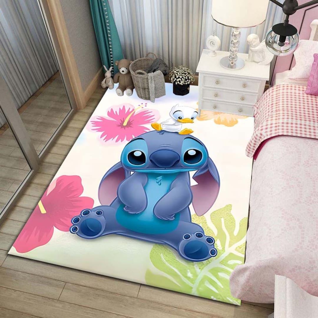 Disney's Lilo and Stitch Rug Stitch Scream Newyear Rug - Etsy UK