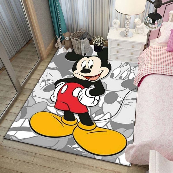 Mickey Mouse Rug - Etsy