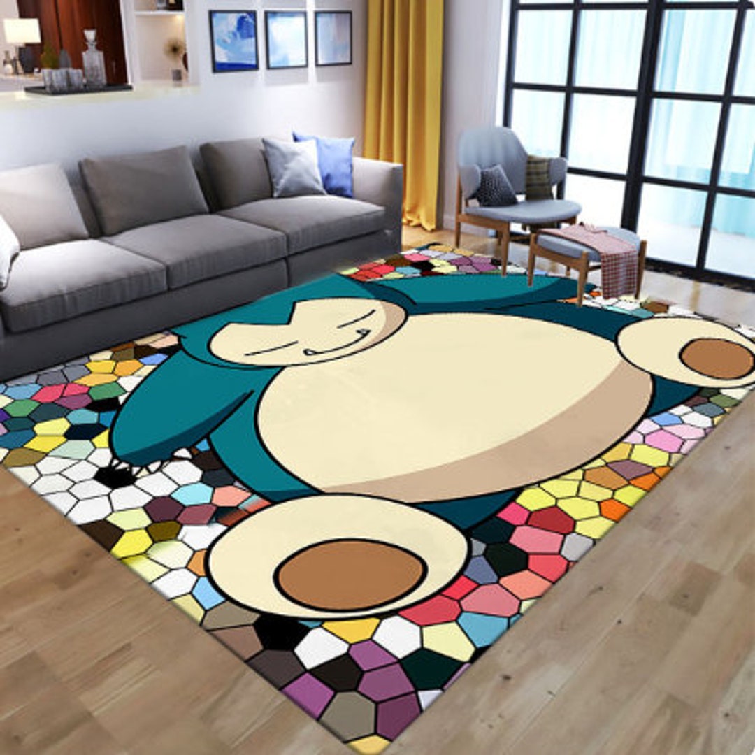 Pokemon Pikachu Carpet 3D Printing Custom Name Mat Home Carpet Living ...