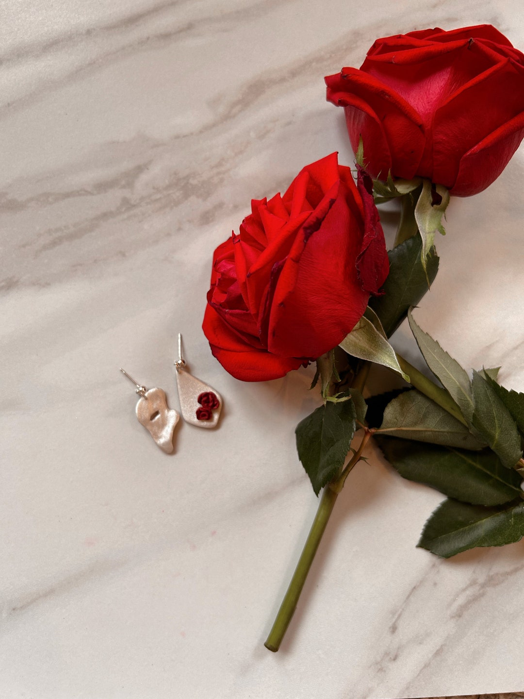 Phantom of the Opera Inspired Earrings | Dangle Earrings | Polymer Clay ...