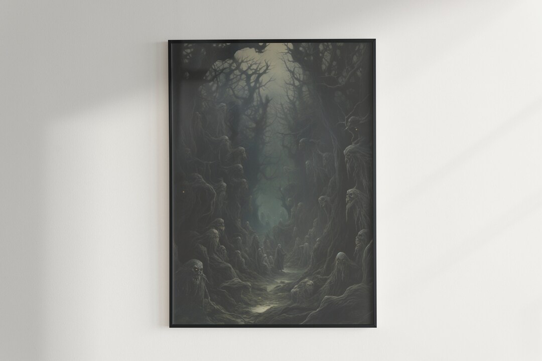 Infested Forest, Halloween, Digital Print, Wall Art, Poster Print - Etsy