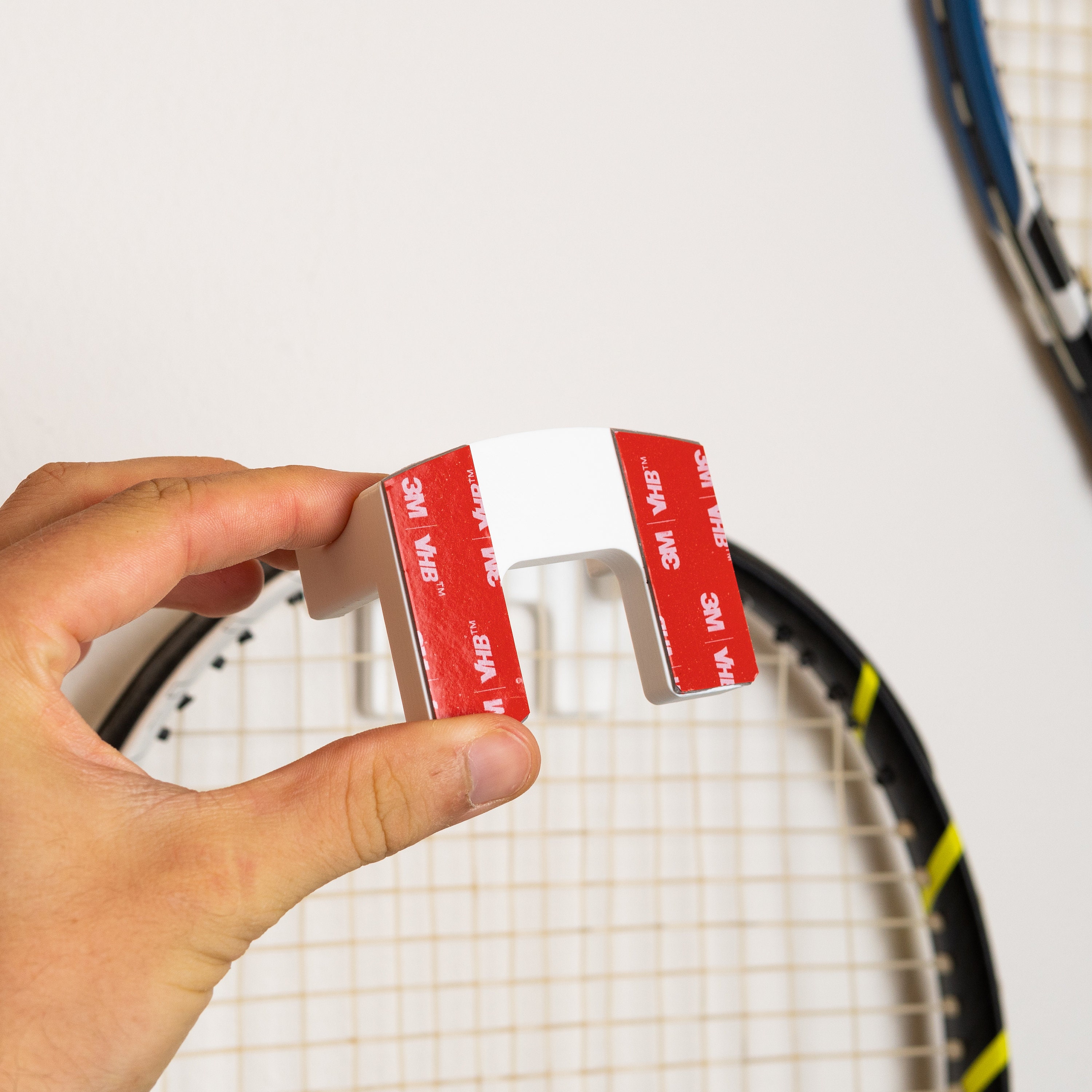 Wall Mount Tennis Racket Adhesive / Tennis Racket Wall Mount / Wall ...