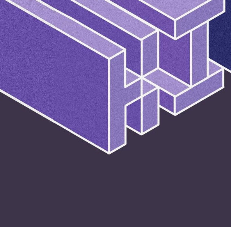 Isometric Name Profile Picture for Social Media, Business, and Personal ...