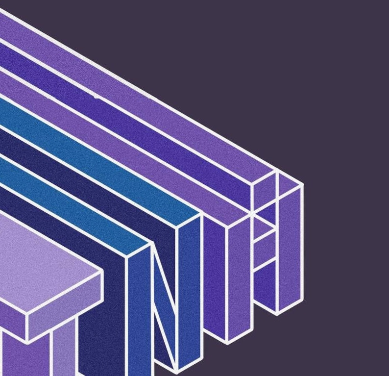 Isometric Name Profile Picture for Social Media, Business, and Personal ...