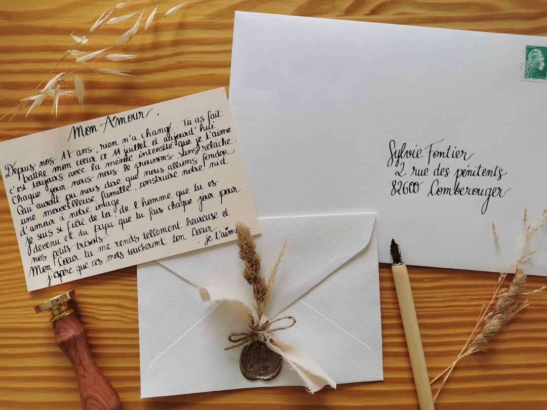 La carta bonita Carta de amor para ella Manuscrito Palabra de amor para ...